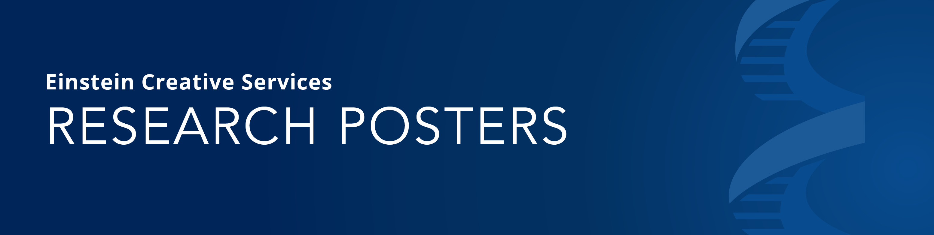 Posters and Presentations | Creative Services | Philip and Rita Rosen ...