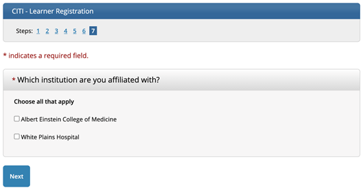 CITI Training Support | Office of Human Research Affairs | Albert ...